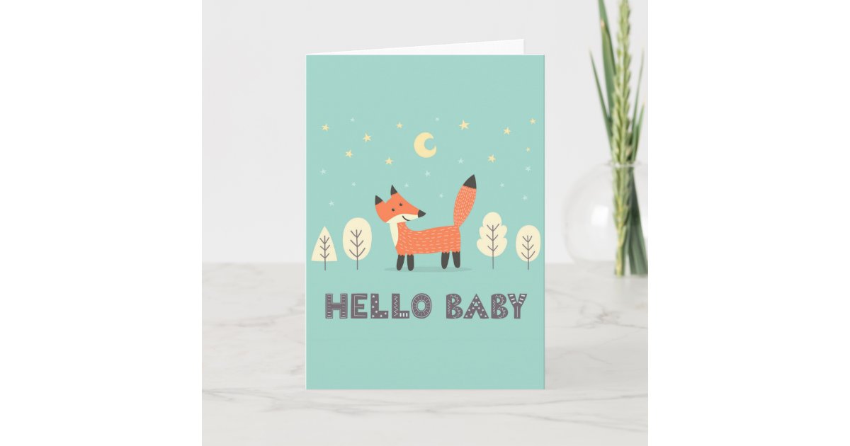 Hello Baby Card | Zazzle