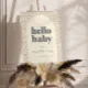 Hello Baby Retro Boho Daisy Welcome Sign | Zazzle