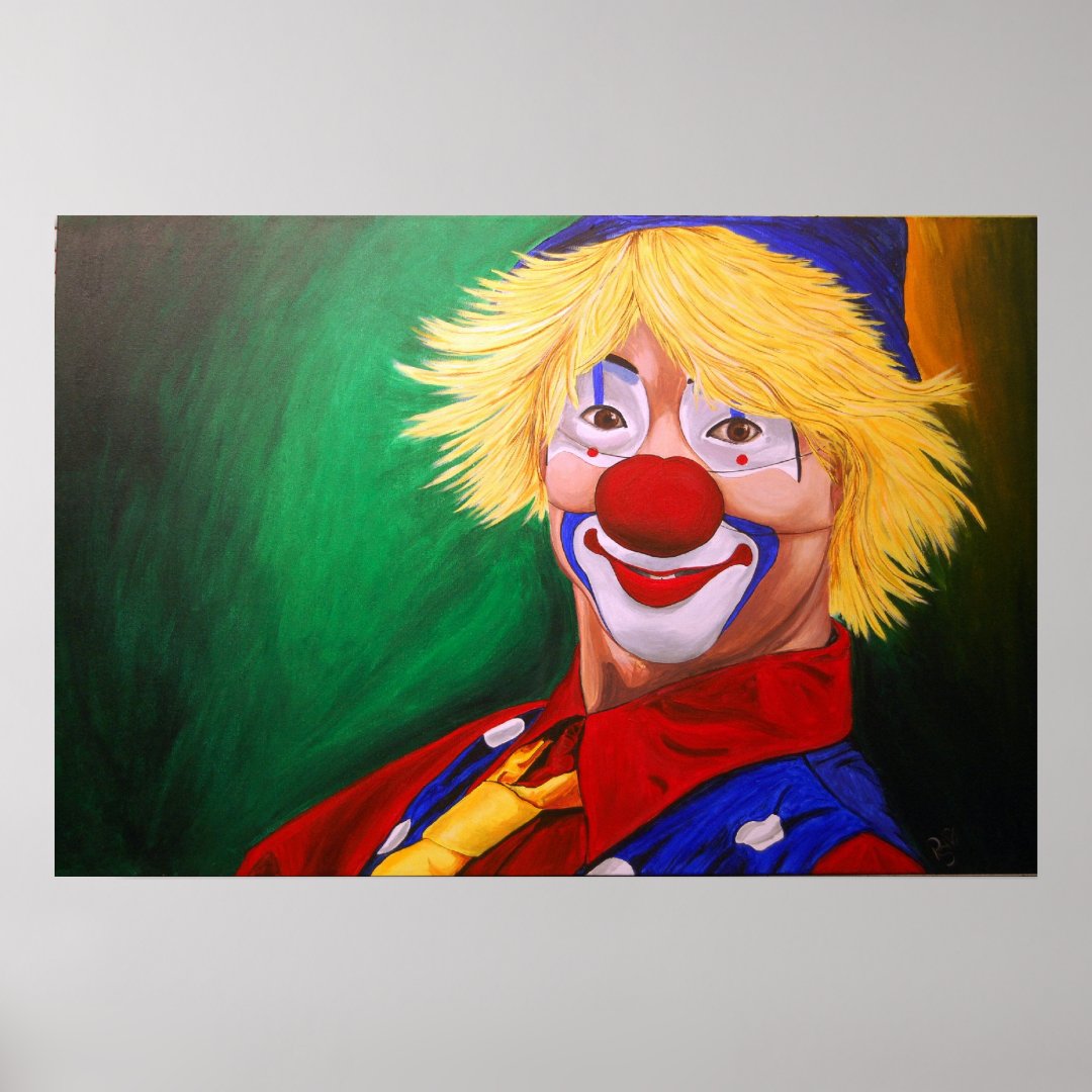 Hello Clown Poster | Zazzle