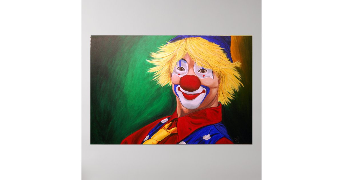 Hello Clown Poster | Zazzle