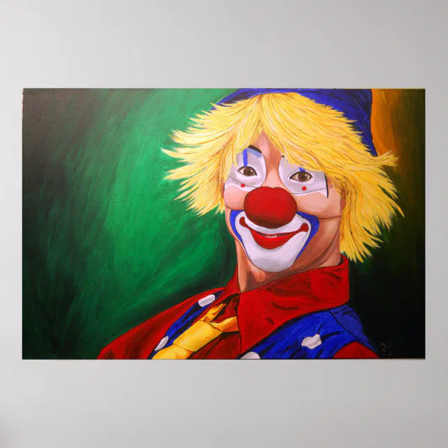 Hello Clown Poster | Zazzle