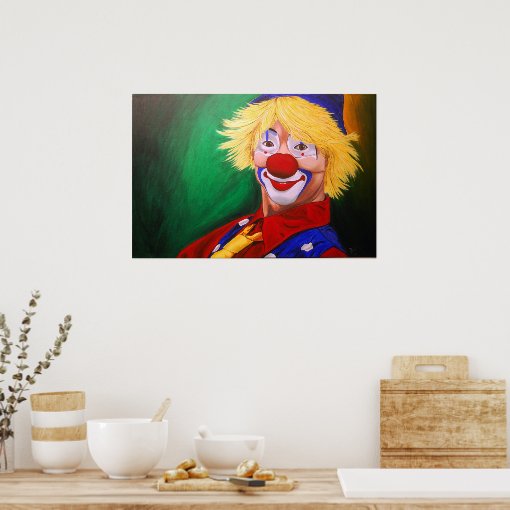 Hello Clown Poster | Zazzle
