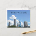HELLO FROM CLEVELAND OHIO postcard | Zazzle