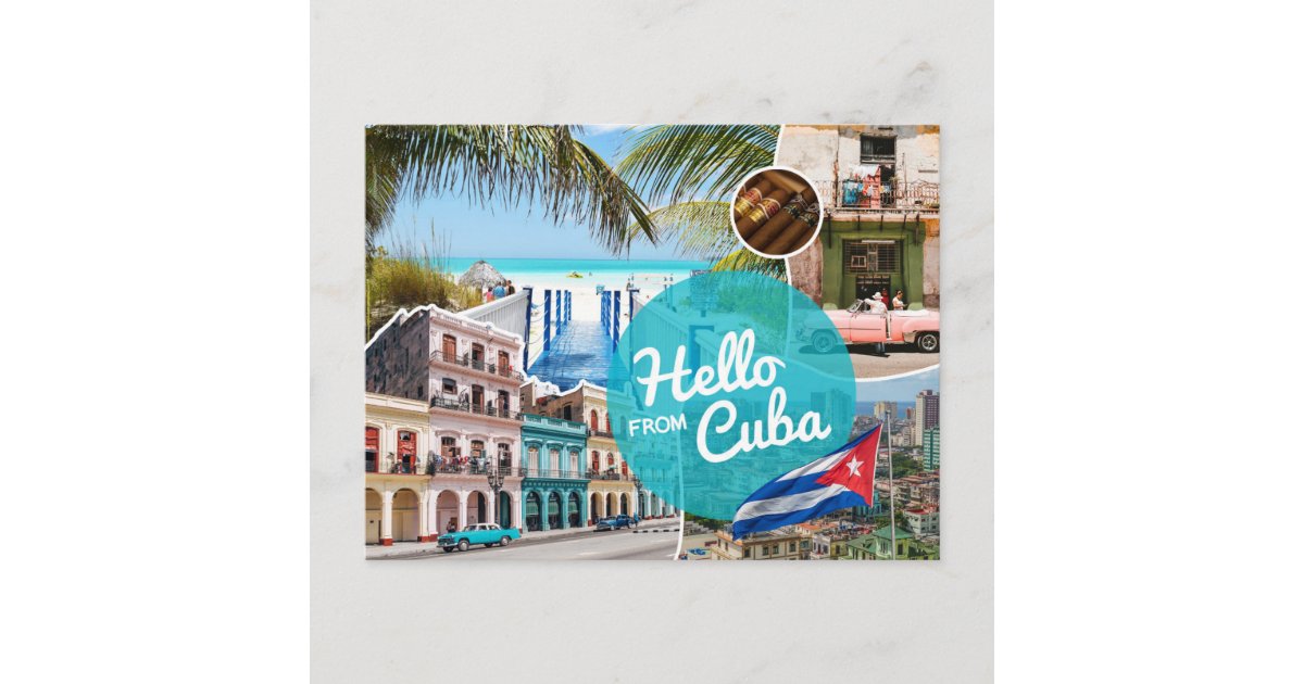 Hello from Cuba Postcard | Zazzle