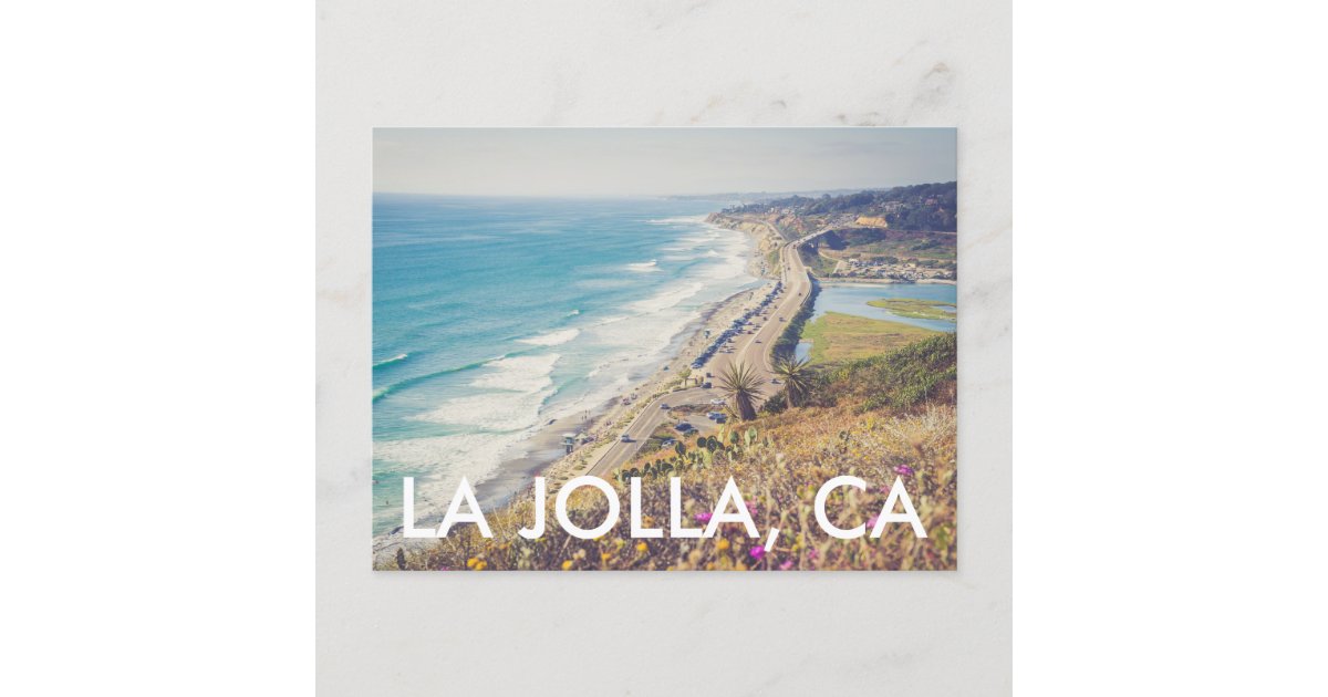 Hello From La Jolla, Torrey Pines Postcard | Zazzle