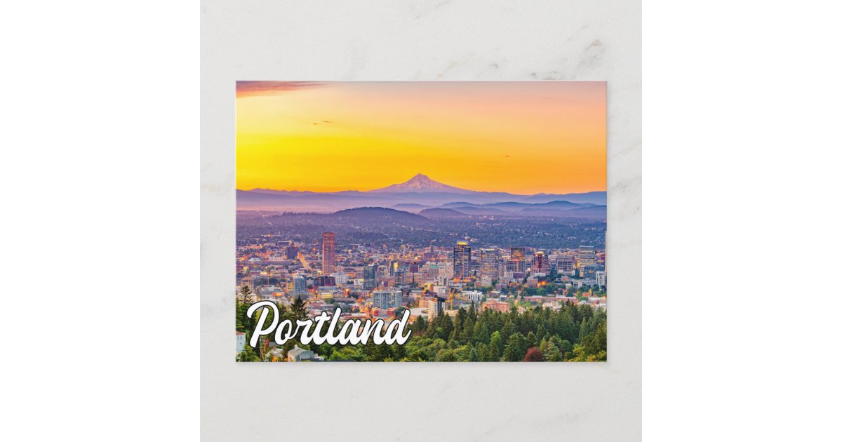 Hello From Portland, Oregon Postcard | Zazzle