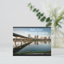 Hello From Richmond, Virginia Postcard | Zazzle