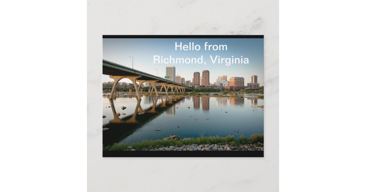 Hello From Richmond, Virginia Postcard | Zazzle