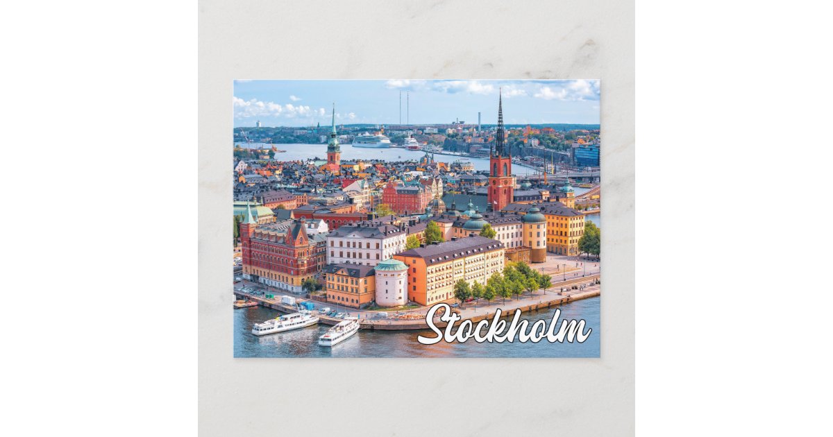 Hello From Stockholm, Sweden Postcard | Zazzle