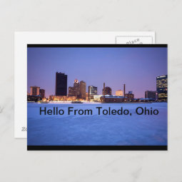 Hello From Toledo, Ohio Postcard | Zazzle