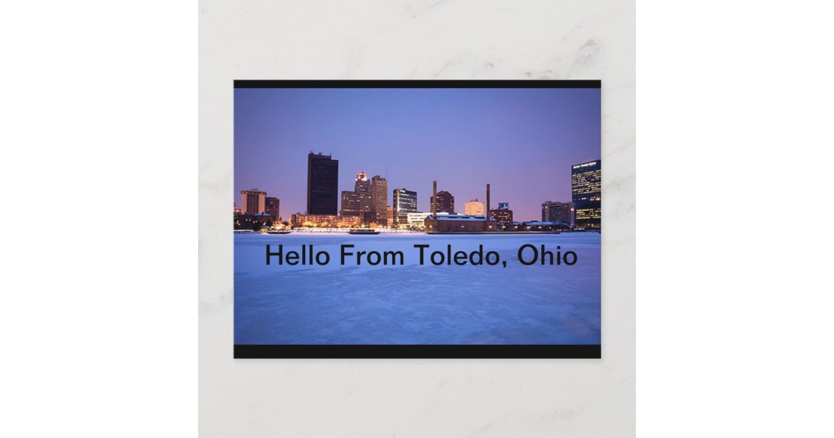 Hello From Toledo, Ohio Postcard | Zazzle