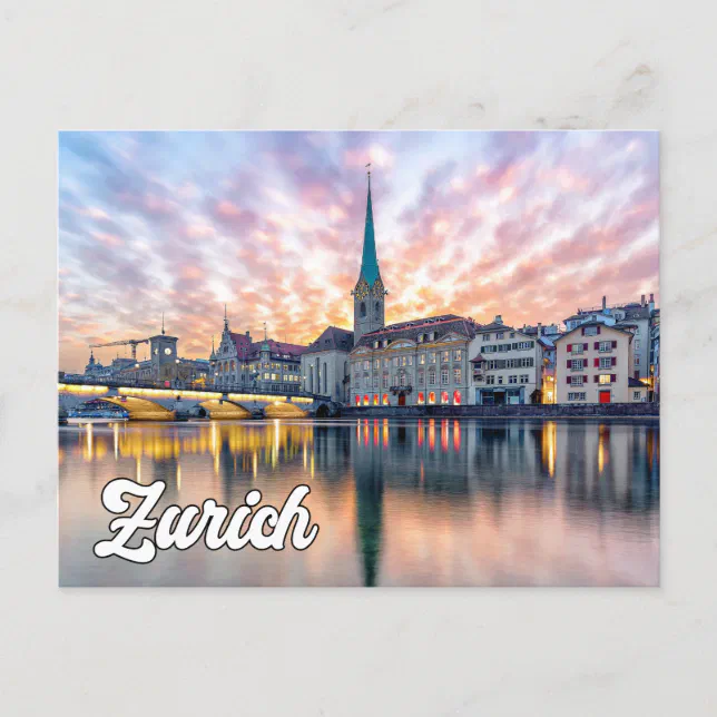 Hello From Zurich, Switzerland Postcard | Zazzle
