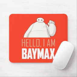 Hello, I am Baymax Mouse Pad | Zazzle