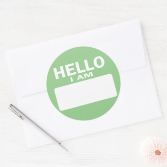 Hello I Am - name tag | Zazzle
