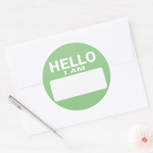 Hello I Am - name tag | Zazzle