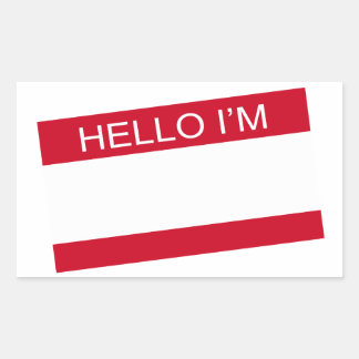 Hello I'm Stickers - 200+ Custom Designs | Zazzle