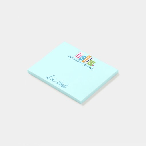 Hello, Just a Little Note Post-it® Note) | Zazzle