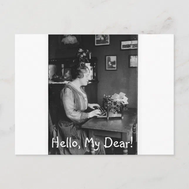 Hello, My Dear Postcard | Zazzle