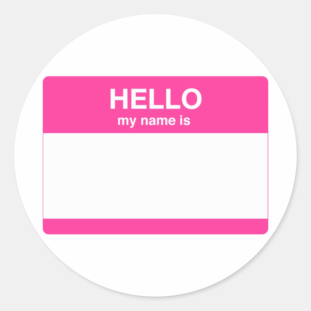 Hello, My Name is Tag | Zazzle