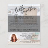 Hello Neighbor Real Estate Marketing Introduction Flyer | Zazzle
