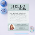 Hello Neighbor Real Estate Marketing Introduction Flyer | Zazzle