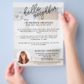 Hello Neighbor Real Estate Marketing Introduction Flyer | Zazzle