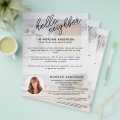 Hello Neighbor Real Estate Marketing Introduction Flyer | Zazzle