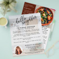 Hello Neighbor Recipe Real Estate Marketing Flyer | Zazzle