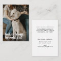 Hello New Home Address Photo Moving Announcement | Zazzle