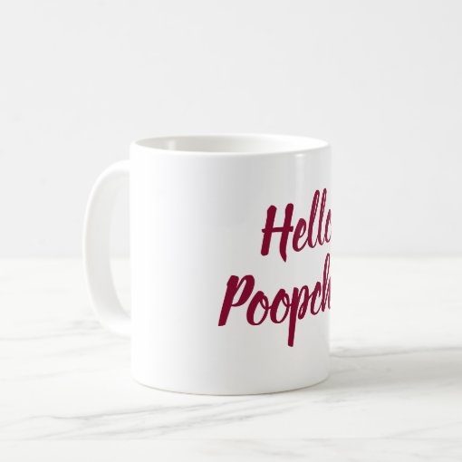 Hello Poopchik! Ukrainian Mug from Baba | Zazzle