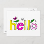 hello postcard | Zazzle