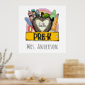 Hello Pre-K Back To School Poster | Zazzle