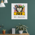 Hello Pre-K Back To School Poster | Zazzle