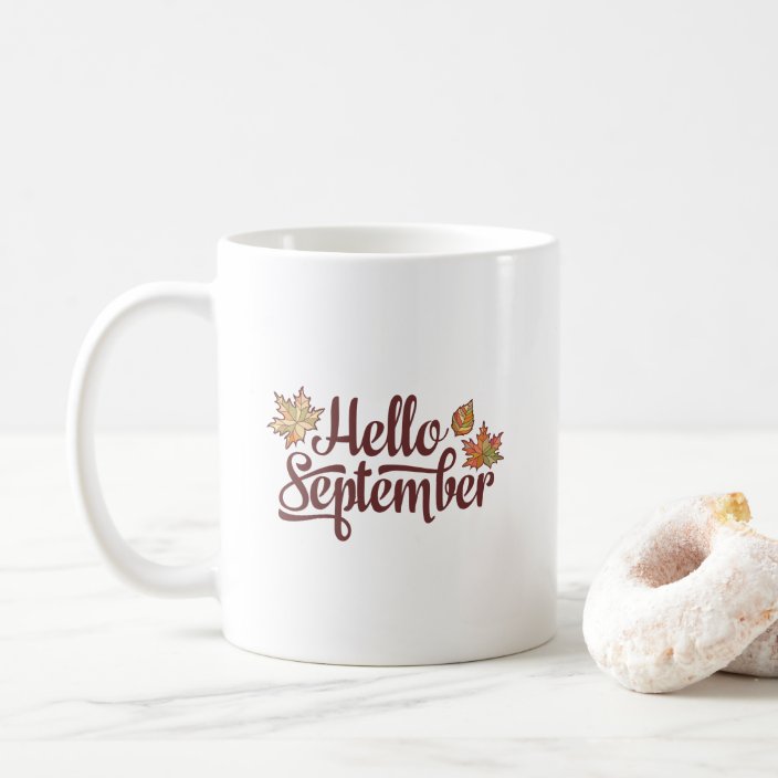 Hello September Fall Coffee Mug | Zazzle.com