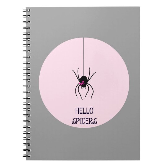 Hello Spiders Notebook | Zazzle.com