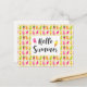 Hello Summer Popsicles and Ice Cream Postcard | Zazzle