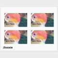 Hello There Bird Rectangular Sticker | Zazzle