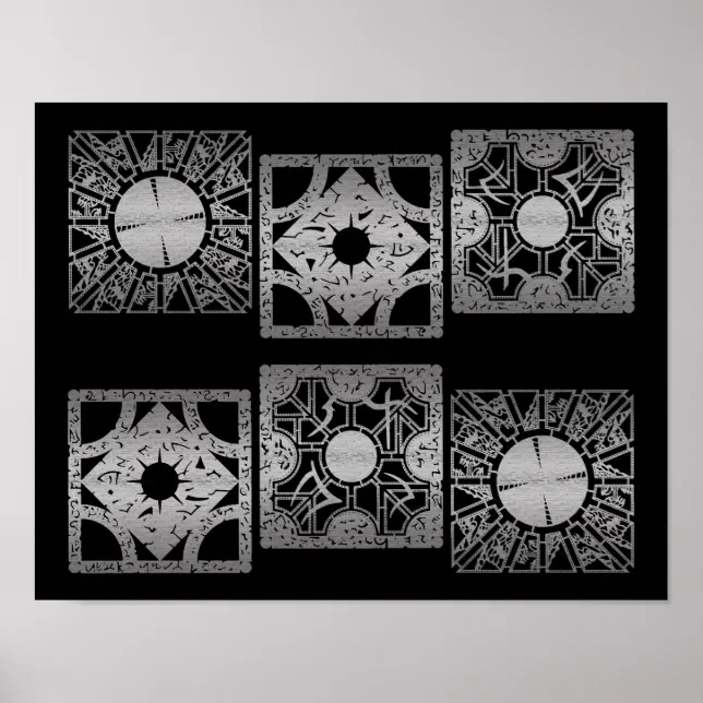 Hellraiser Puzzle Box Deconstructed Poster | Zazzle