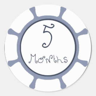 5 Months Stickers | Zazzle