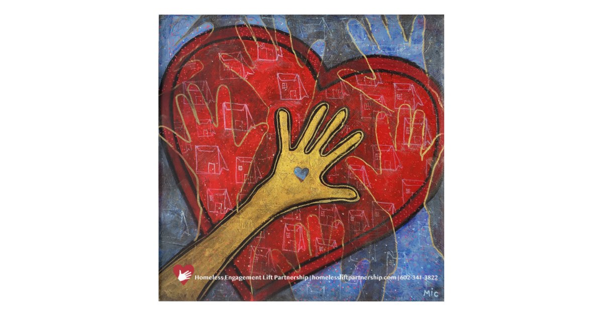 HELP Painting Acrylic Print | Zazzle