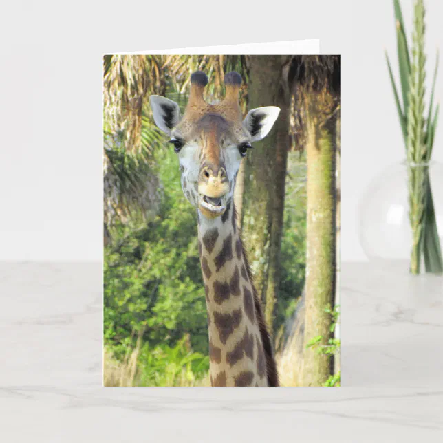 Helpful Dad - Giraffe Father's Day Card | Zazzle