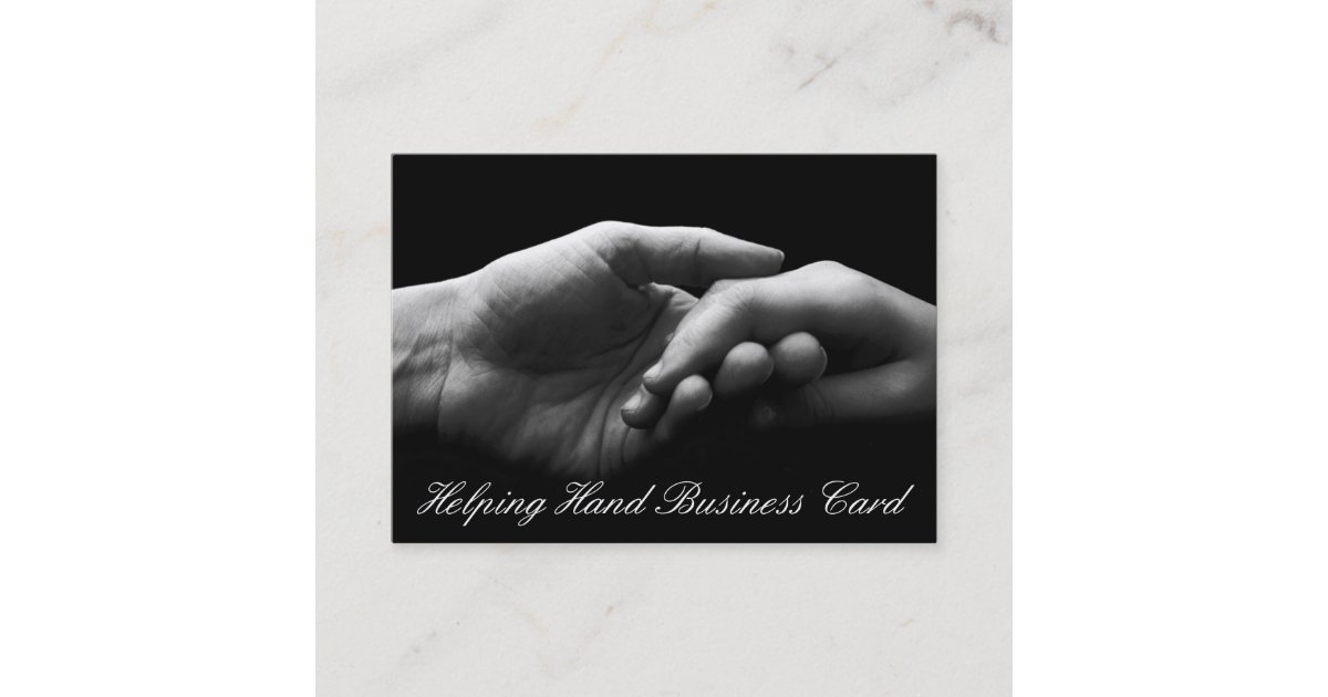 Helping Hand Guidance Business Card | Zazzle
