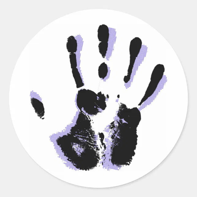 Helping Hand Stickers | Zazzle