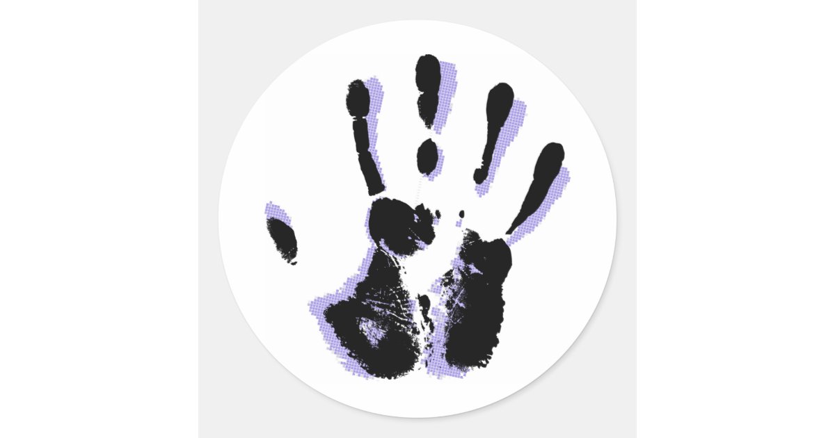 Helping Hand Stickers | Zazzle
