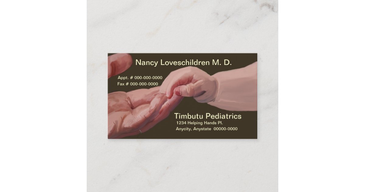 Helping Hands Business Card | Zazzle