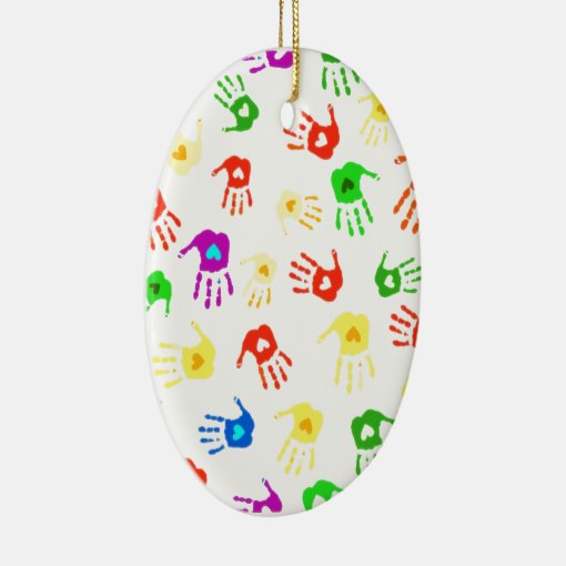 Helping Hands ! Ceramic Ornament | Zazzle