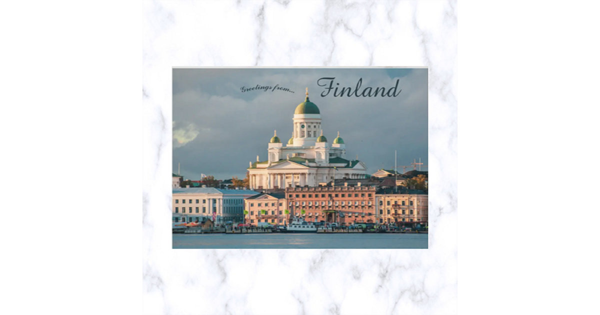 Helsinki Cathedral Helsinki Finland Postcard | Zazzle