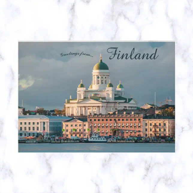 Helsinki Cathedral Helsinki Finland Postcard | Zazzle