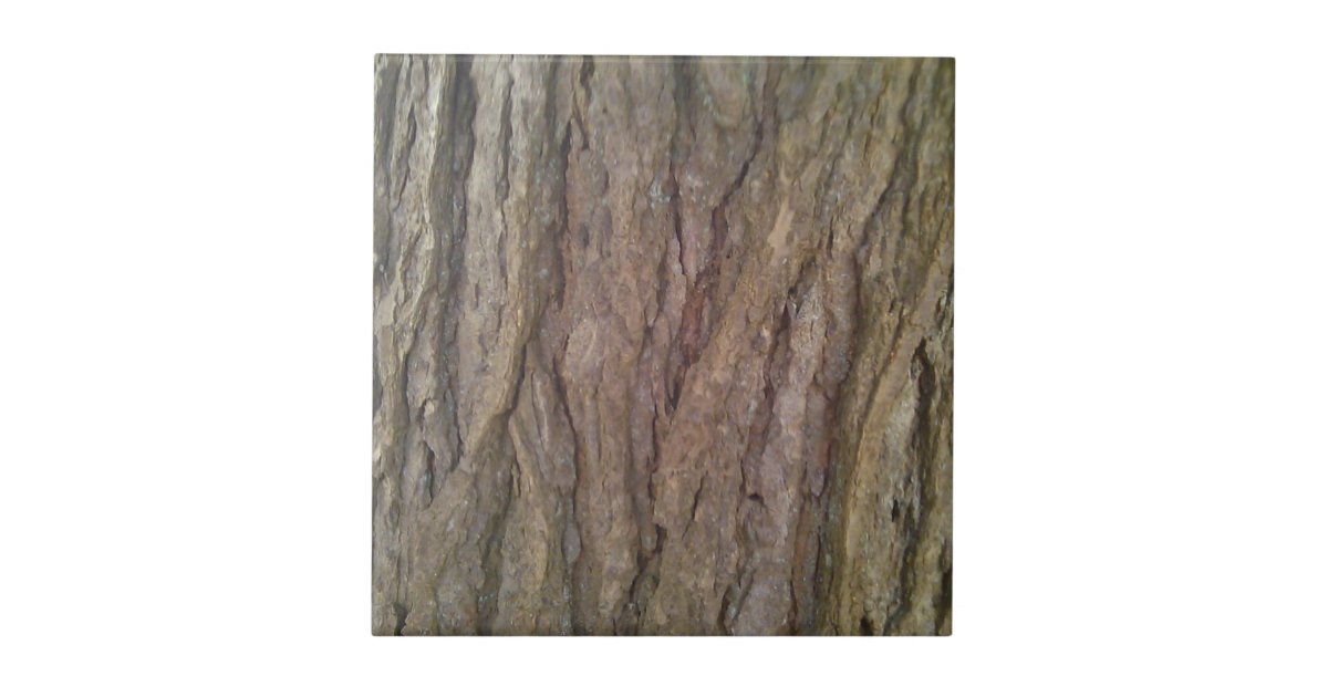 Hemlock Tree Bark Tile | Zazzle
