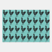 hen chicken wrapping paper sheet | Zazzle